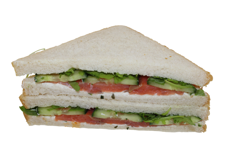Sandwich zalm/ roomkaas Hoogerbrug Cuisine Royale